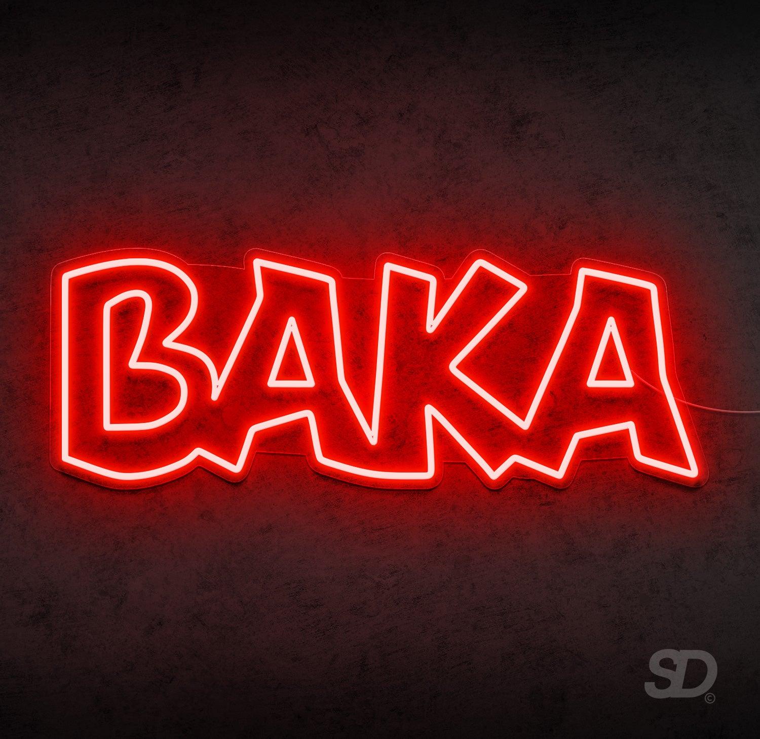 'Baka' Neon Sign – Shinedere